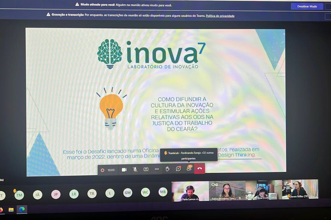 TRT-7 apresenta o Inova7 Talks para rede de laboratórios de inovação do ...